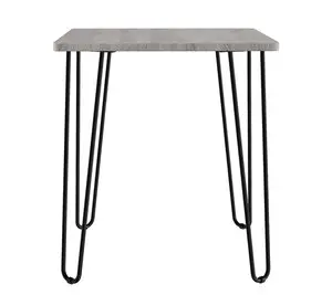 LAVISH HOME Modern End Table Hairpin Legs Indus Trial-style - One-color