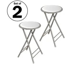 TRADEMARK HOME 2 Counter Height 24' Backless Ba R Stools