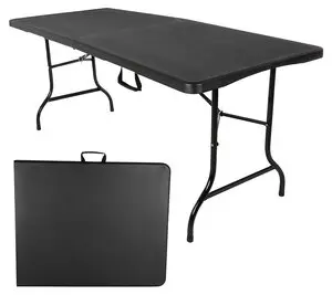 EVERYDAY HOME Folding 6-foot Table Lightweight Ortable Desk - One-color