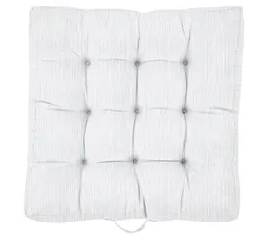 SORRA HOME Indoor Tufted 24 In Floor Pillow Sin Gle - One-color