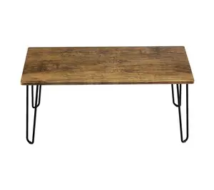 LAVISH HOME Coffee Table Hairpin Legs Industria L Home Decor - One-color
