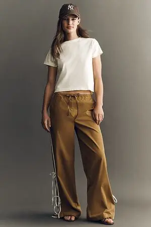 AGOLDE Ade Crop Tee - Lemon Drop