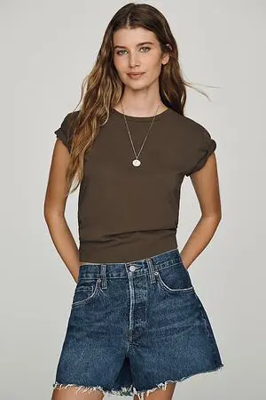 AGOLDE Adine Crop Tee - Uniform