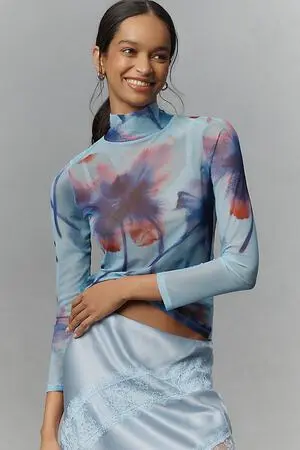 Anthropologie Printed Performance Tops For Women