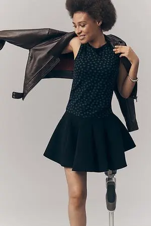 REFORMATION Dusk Knit Top - Cosmic Dot