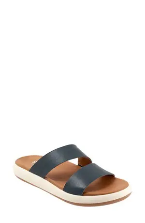 Softwalk Jenna Platform Sandal - Navy