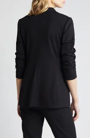 Anne Klein Nyc Scrunch Sleeve Blazer