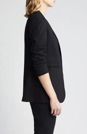 Anne Klein Nyc Scrunch Sleeve Blazer