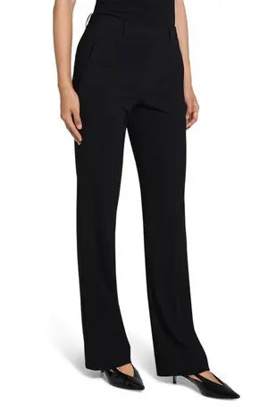 Theory Slim Fit Flare Trousers