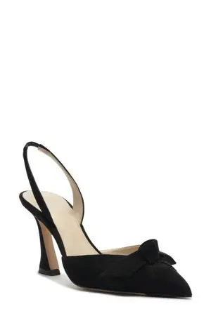 ALEXANDRE BIRMAN Clarita Pointed Toe Slingback Pump - Black