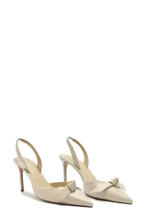 ALEXANDRE BIRMAN Alexandre Birman Clarita Pointed Toe Slingback Pump Dove