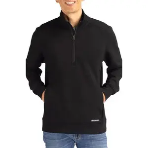 Cutter & Buck Roam Quarter Zip Pullover - Black