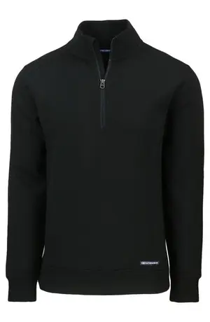 Cutter & Buck Roam Quarter Zip Pullover - Black