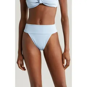 MONTCE MONTCE Tamarindo Rib High Cut Bikini Bottoms Peri Rib