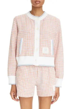 Thom Browne Tweed Cardigan Jacket