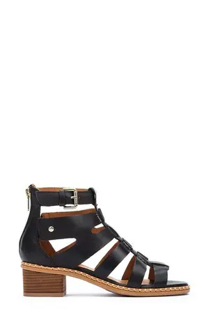 Pikolinos Blanes Caged Sandals - Black