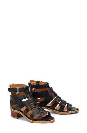 Pikolinos Blanes Caged Sandals - Black