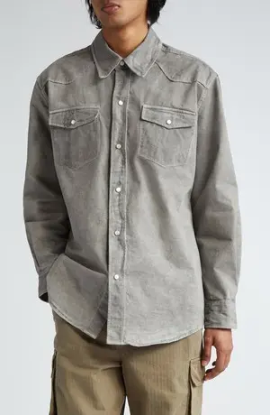 Our Legacy Frontier Denim Western Shirt