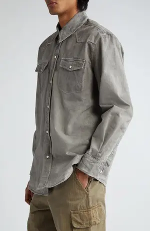 Our Legacy Frontier Denim Western Shirt