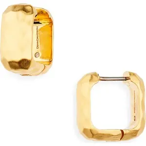 DEAN DAVIDSON Nomad Square Huggie Hoop Earrings - Gold