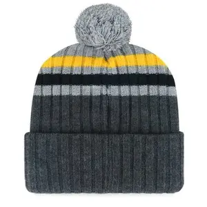 '47 Pittsburgh Pirates Stack Cuffed Knit Hat With Pom