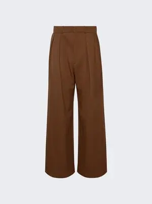 Wardrobe.NYC Low Rise Trousers - Brown