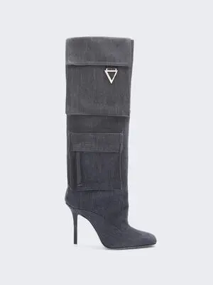 Attico Logo Boots For Women