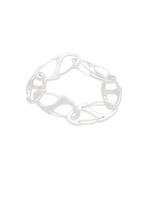 MARTINE ALI Coated Bias Bracelet - Silver