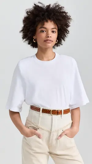 Isabel Marant Étoile Zap Studs Belt - Natural
