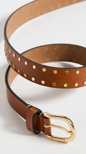 Isabel Marant Étoile Zap Studs Belt - Natural