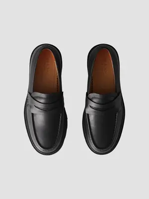 Rag & Bone Carter Leather Loafers - Black