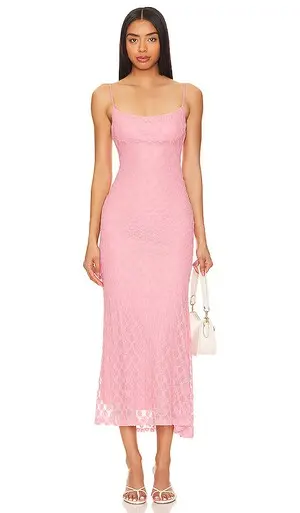 Bardot Adoni Midi Dress - Lili Pink
