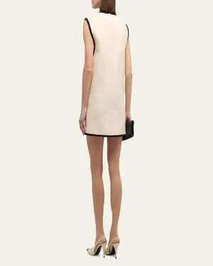 Veronica Beard Ravena Sleeveless Mini Shift Dress