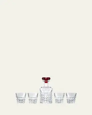 THE MARTHA, BY BACCARAT Louxor Red Tumblers, Set Of 4 - One-color