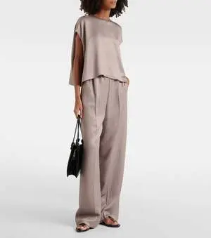 FFORME Maud High-rise Wide-leg Pants - Pink