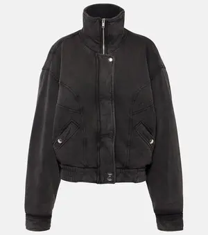 MARANT ETOILE Parveti Bomber Jacket - Grey