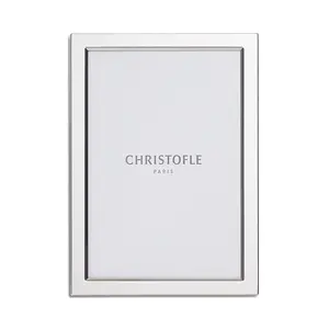Christofle Uni Silverplated Photo Frame, 4 X 6 - Silver