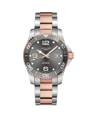LONGINES HydroConquest 41mm Watch Gray/two Tone