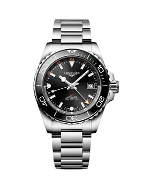 LONGINES Hydroconquest 41mm Watch - Black/silver