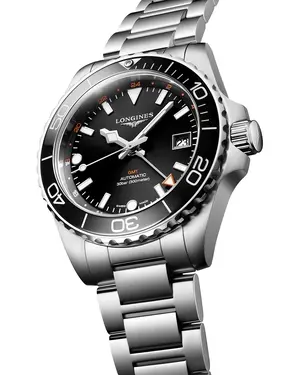LONGINES Hydroconquest 41mm Watch - Black/silver