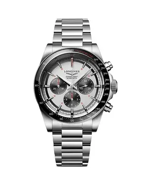 LONGINES Conquest Chronograph 42mm - White/silver
