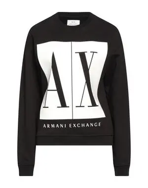 Armani Exchange Two Tone Sweatshirts Hoodies For Women