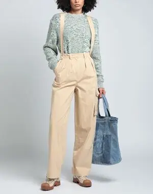 Kenzo Cotton Cargo Trousers - Beige