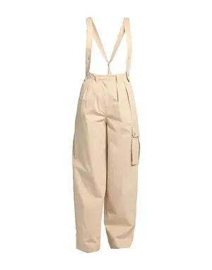 Kenzo Cotton Cargo Trousers - Beige