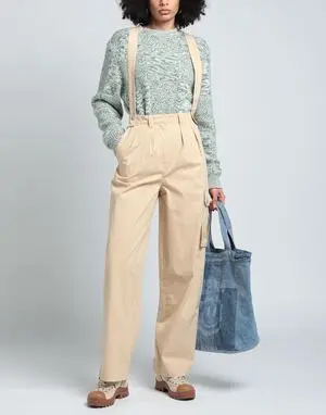 Kenzo Cotton Cargo Trousers - Beige