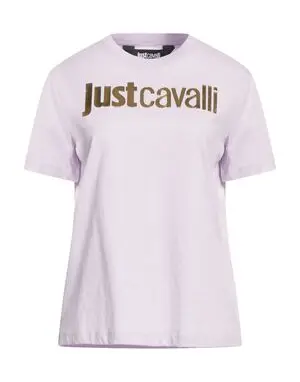 Just Cavalli T-shirt In Cotton Jersey - Purple
