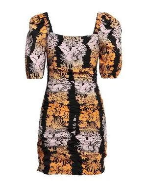 Sandro Mini Bodycon Dress With Floral Print