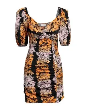 Sandro Mini Bodycon Dress With Floral Print