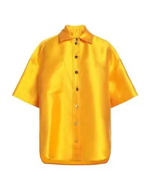 Sandro SANDRO Lime Polyester Silk Shirt Mandarin