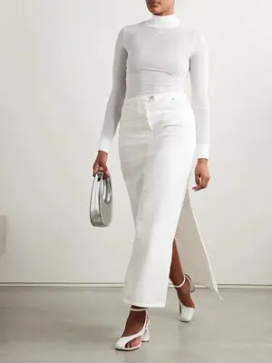 COURREGES Reedition Mesh Top - White